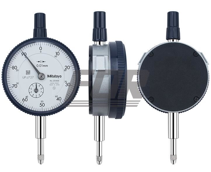 Mitutoyo 2109S-10 Dial Indicator 1mm 0-100-0 Dial-Lug Back