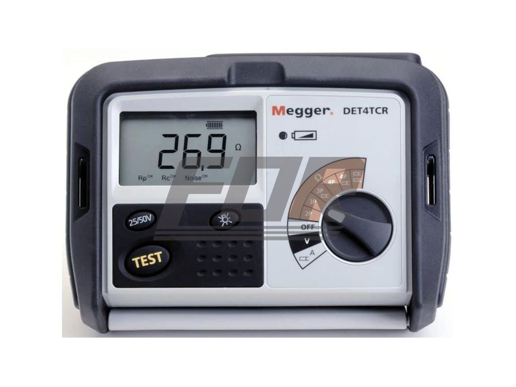 Megger DET4TCR2 Earth & Ground Resistance Tester 200kΩ CAT IV 100 V